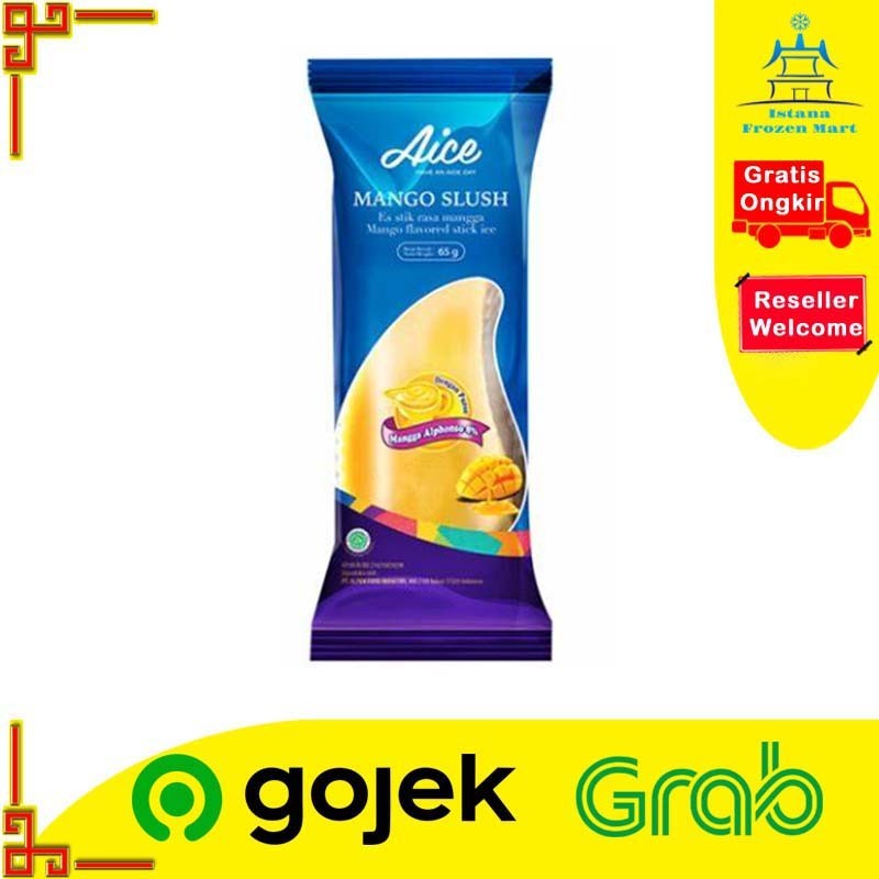 Jual Ice Cream Mango Slush AICE Low Fat Es Krim 60 GR | Shopee Indonesia