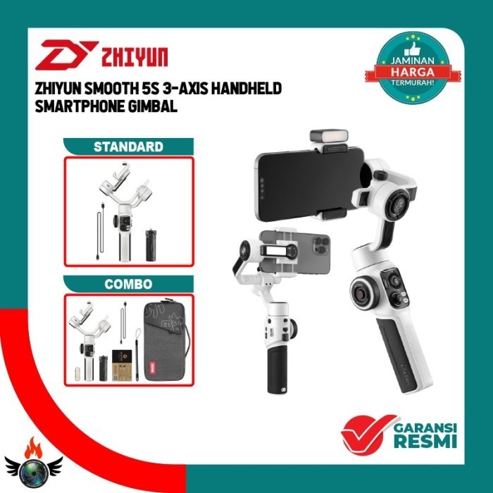 Jual Zhiyun Smooth 5S 3-Axis Handheld Smartphone Gimbal | Shopee Indonesia