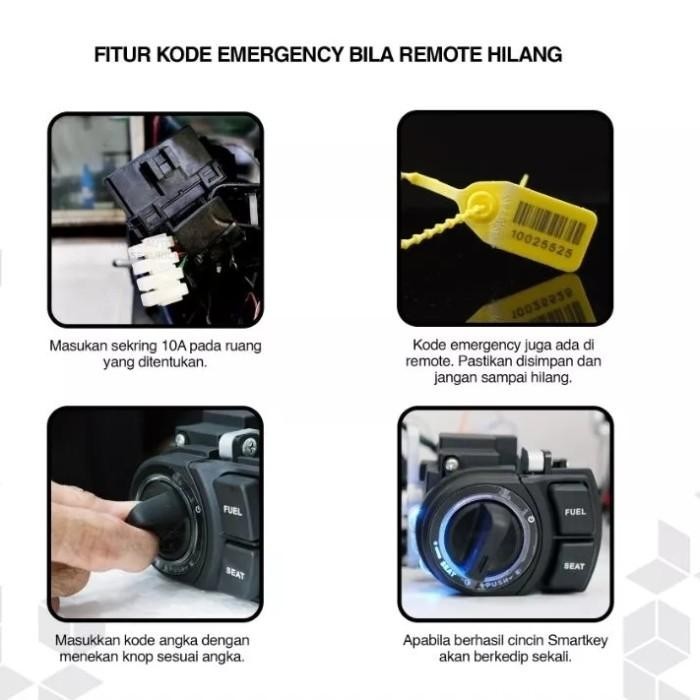 Jual Keyless Yamaha Nmax Old / Kunci Smartkey + Alarm Getar Bunyi ...