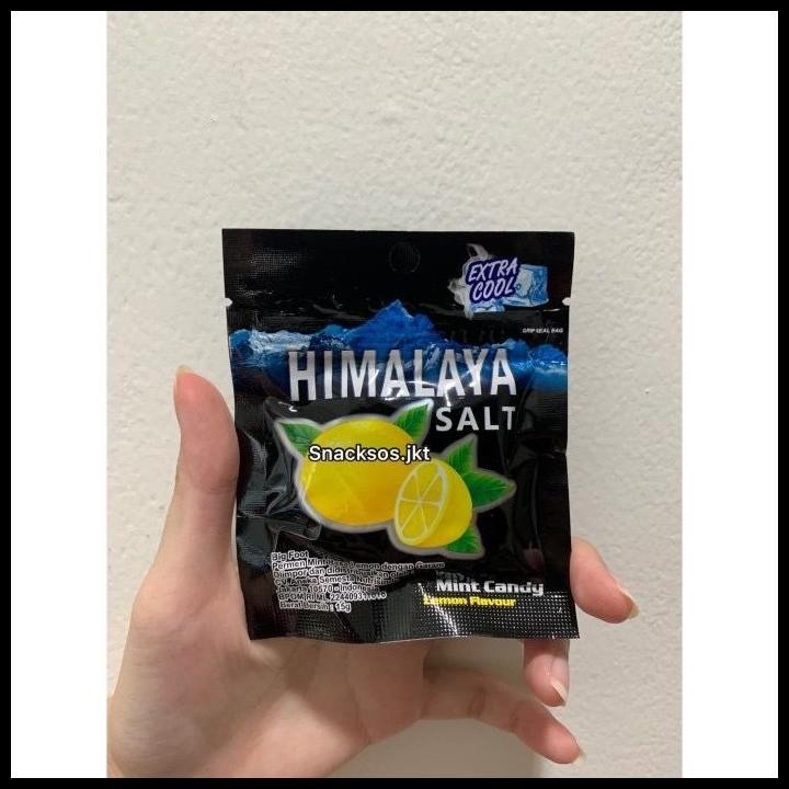 Jual Himalayan Salt Lemon Candy / Big Foot Himalaya Salt Pastilles Mint ...