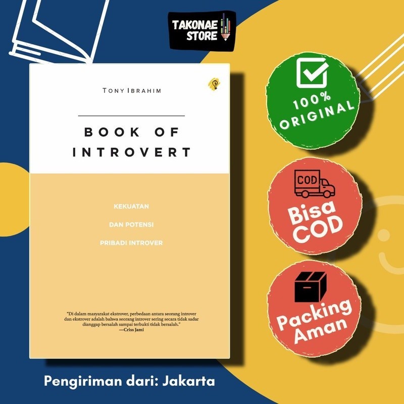 Jual Book of Introvert - Tony Ibrahim | Shopee Indonesia