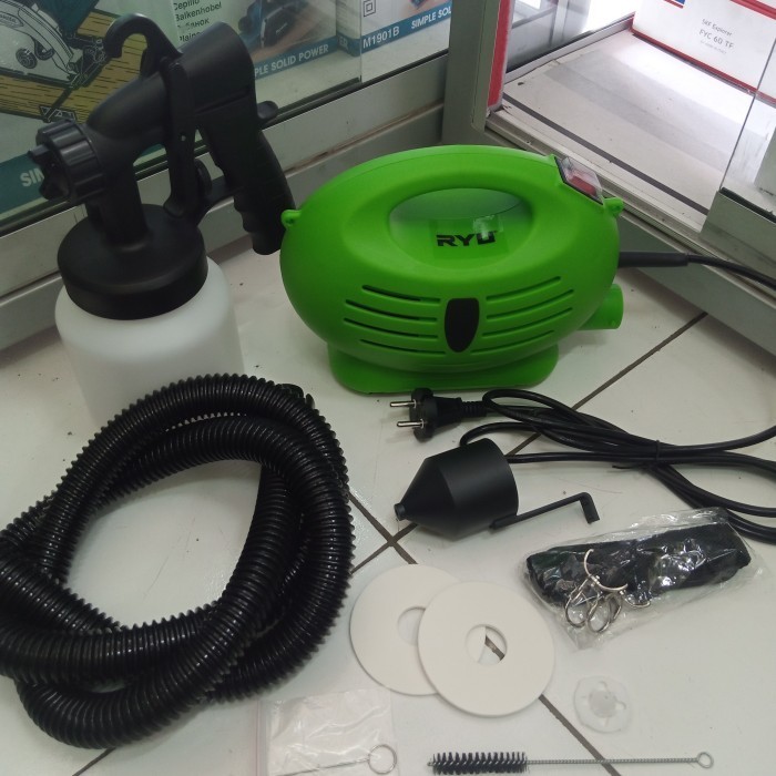 Jual RYU SPRAY GUN ELECTRIC 650W / MESIN SEMPROT LISTRIK RSE800-1 ...