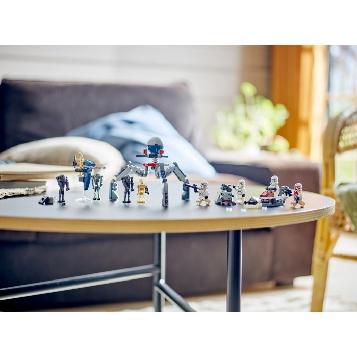 Jual Best Lego 75372 Star Wars Clone Trooper & Battle Droid Battle Pack ...
