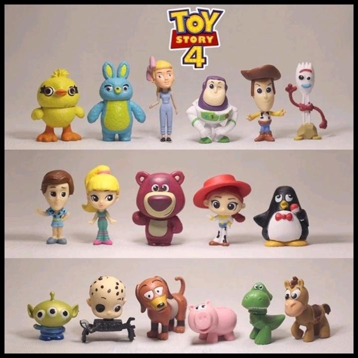 Jual Toys Story 4 Mini Figure Woody Set 17 Bh | Shopee Indonesia