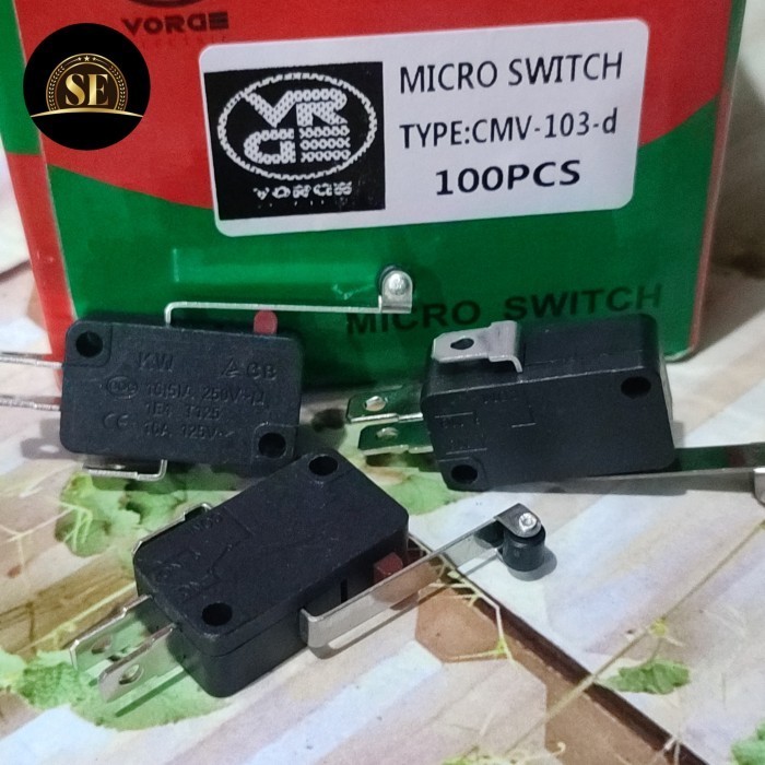 Jual READY Micro Switch CMV-103-D Saklar Sensor Limit Switch VORGE ...