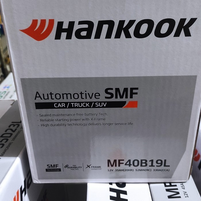 Jual aki/accu mobil ns40zl (35ah) hankook made in korea | Shopee Indonesia