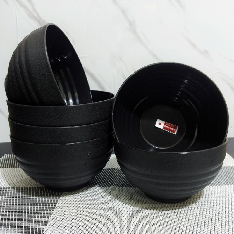 Jual PROMO 3 PCS MANGKOK PLASTIK JAPAN SERIES MANGKOK MIE MANGKOK BAKSO ...