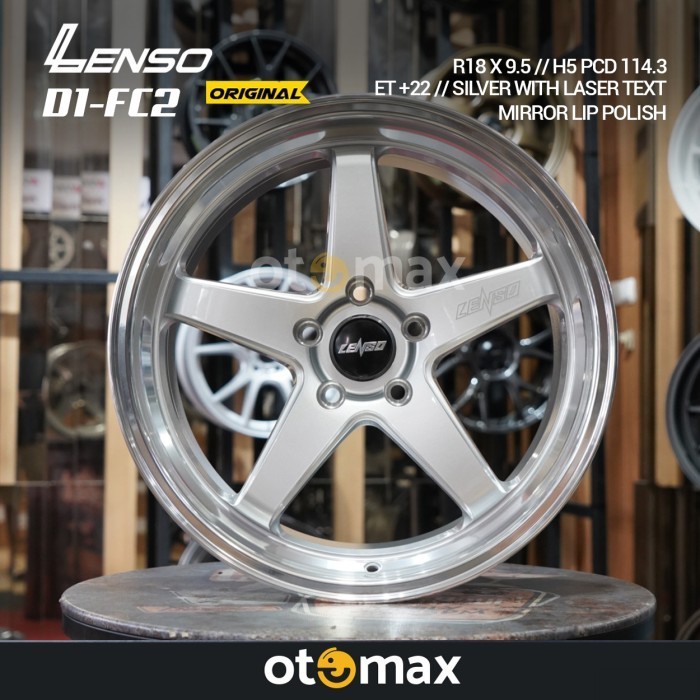 Jual VELG MOBIL LENSO D-1FC2 ORIGINAL RING 18 ET22 SILVER | Shopee Indonesia