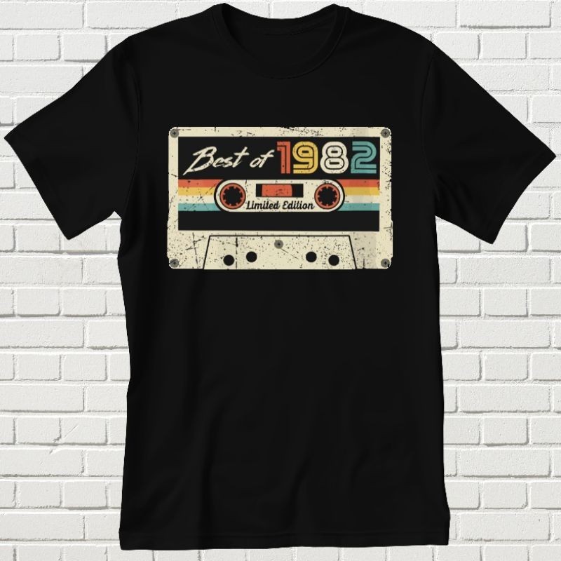 Jual BAJU KAOS DEWASA BEST OF 1982 KASET || BAJU KAOS || KAOS || KAOS ...
