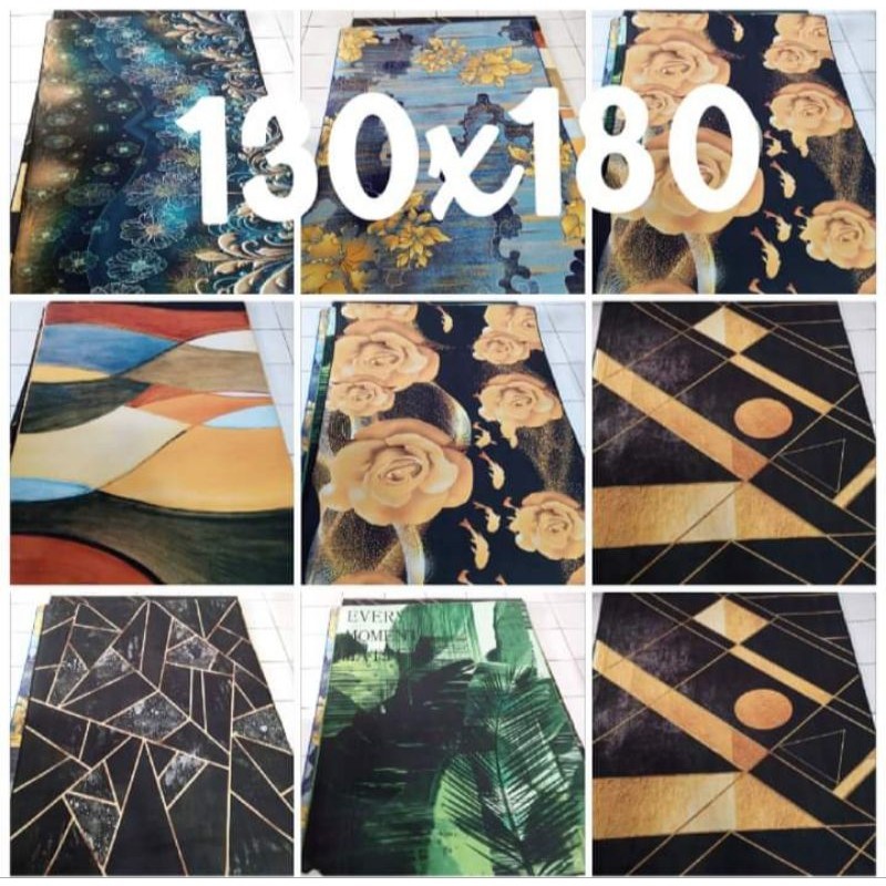 Jual karpet 3D printing uk 130x180 /karpet lantai/anti slip(merek ...