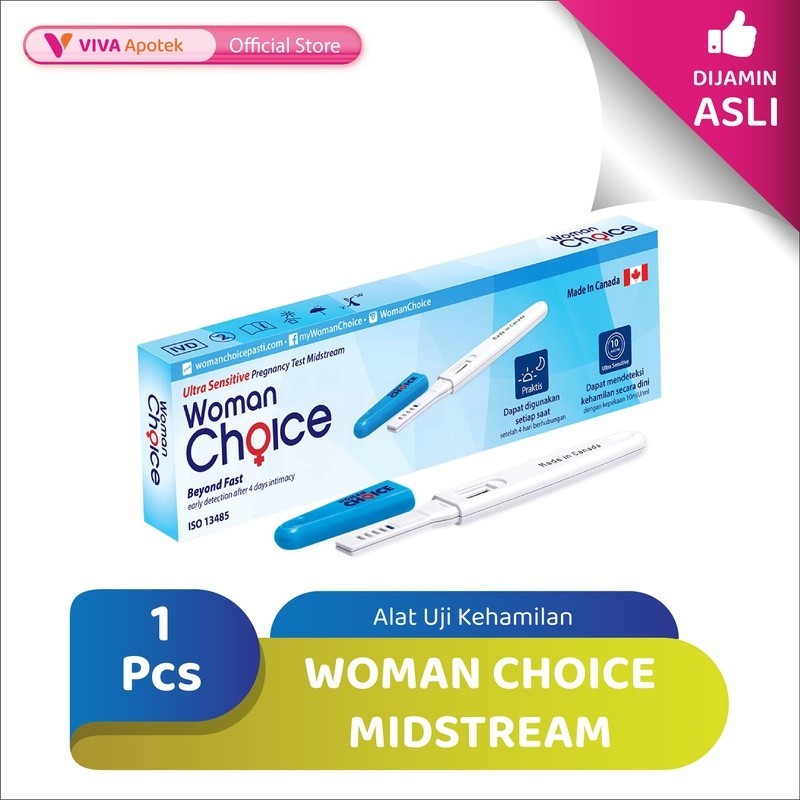 Jual Woman Choice Midstream Alat Uji Kehamilan (1 Pcs) | Shopee Indonesia