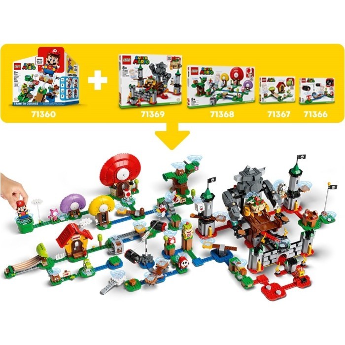Jual Lego Original Super Mario 71365 Piranha Plant Power Slide Mainan ...