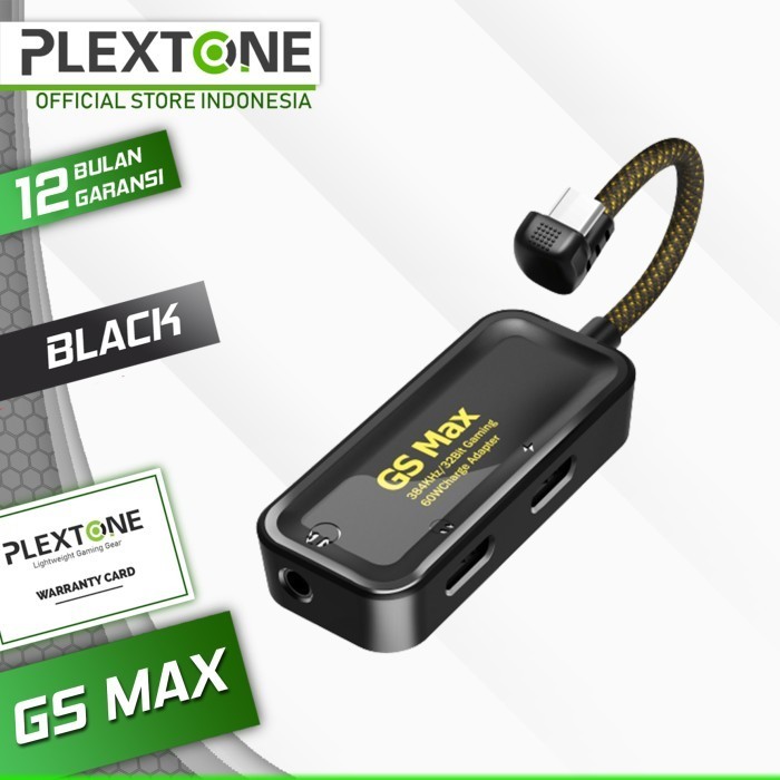 Jual Plextone GS Max Adapter for Ipad Splitter Jack 3.5mm Fast charge ...