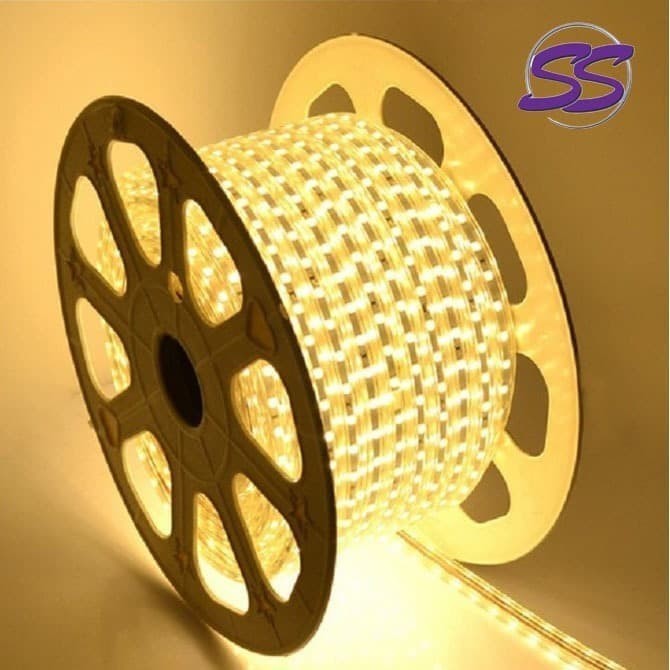 Jual LAMPU LED STRIP SELANG SMD 5050 220V 10M LAMPU SELANG 10 METER ...