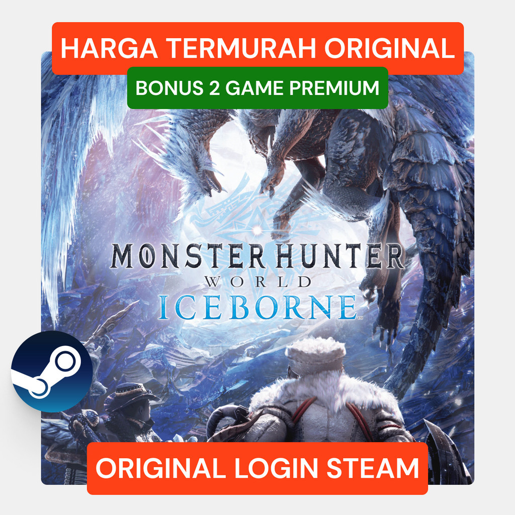 Jual MONSTER HUNTER WORLD ICEBORN FULL DLC GAME PC LAPTOP STIM ORIGINAL TERMURAH BONUS GAME ...