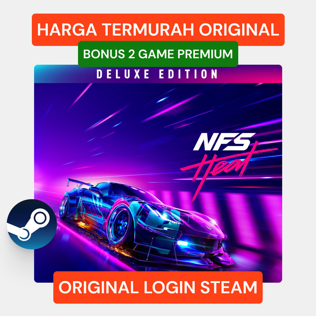 Jual NEED FOR SPEED NFS HEAT DEXLUE EDITION + DLC GAME PC LAPTOP STIM ORIGINAL TERMURAH BONUS ...