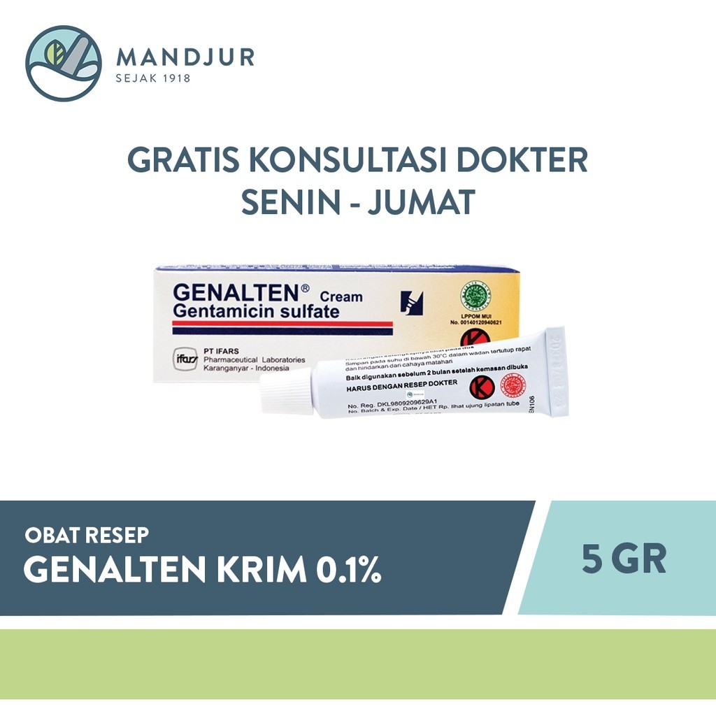Jual Genalten 0.1% Cream 5 g | Shopee Indonesia
