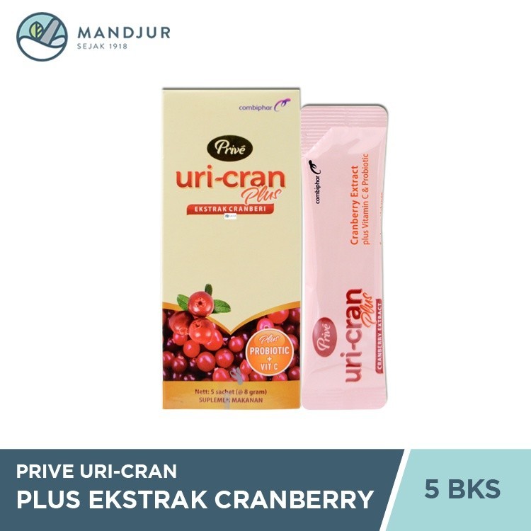Jual Prive Uricran Plus 8 Gr 5 Sachet - Menjaga Kesehatan Saluran Kemih ...