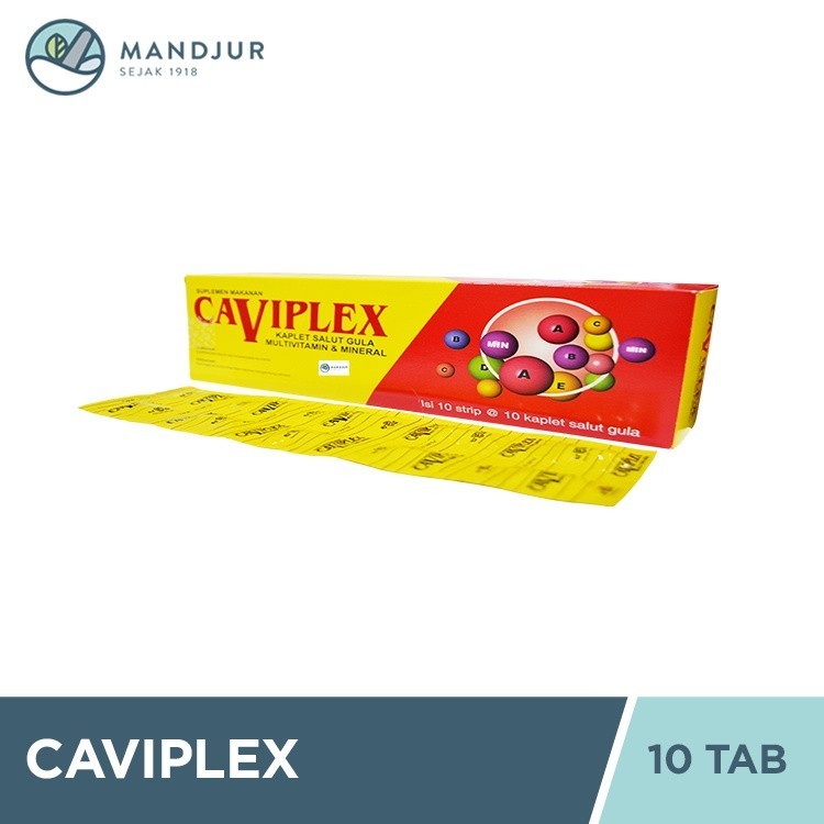 Jual Caviplex Strip 10 Kaplet - Multivitamin Lengkap untuk Kesehatan ...