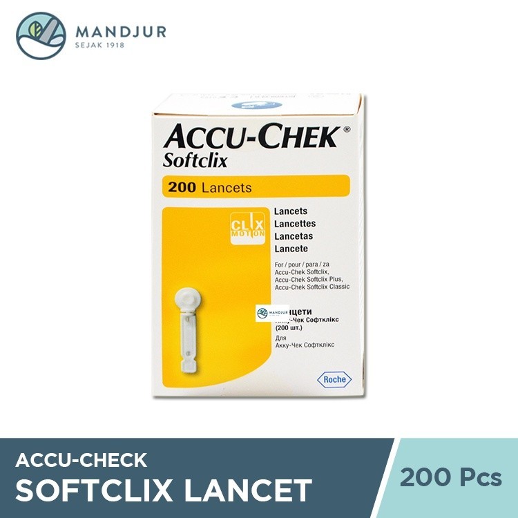 Jual Accu-Chek Softclix 200 Lancets - Jarum Lancet Sekali Pakai ...