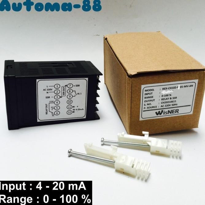 Jual Wisner Rex-Ch102 Digital Controller Input 4-20Ma 0-5V 1-5V Out Relay | Shopee Indonesia
