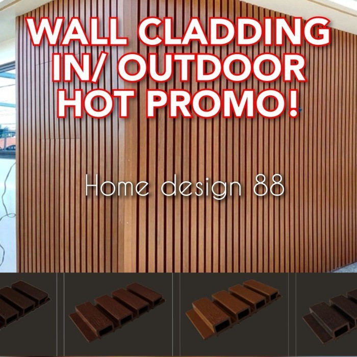 Jual Wall Cladding Laiv Dinding Kayu Wpc Wall Panel Outdoor Indoor ...