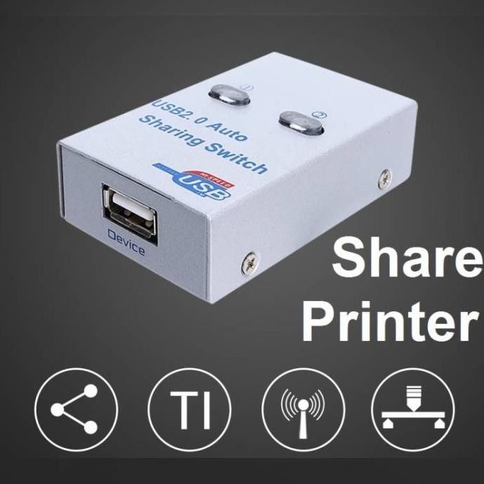 Jual Auto Switch Usb Printer 2 Port 2Port 4 Port Sharing Switcher USB 2.0 | Shopee Indonesia