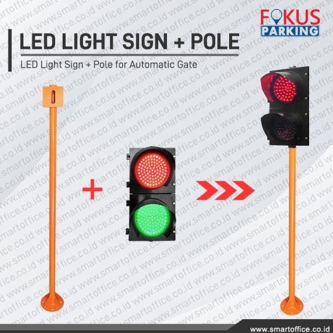 Jual Tiang CCTV Barrier Gate Tiang UHF ReaderTiang Lampu Sign 1.5m Cat ...