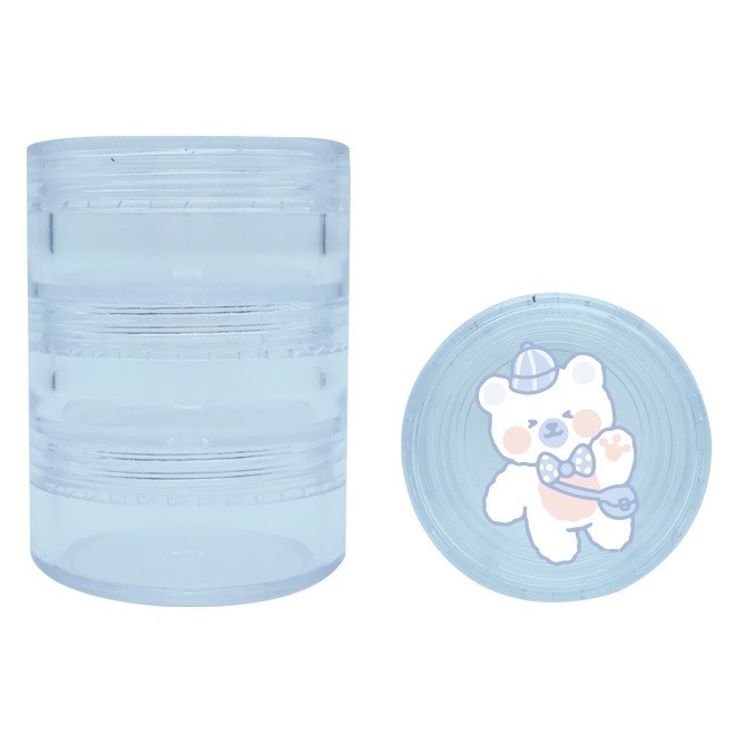 Jual OFC MINISO Cute Cartoon Series 3-Layer Cream Box Cream Jar Tempat ...