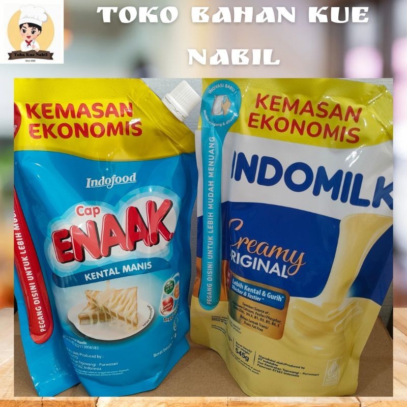Jual SKM Kemasan Pouch Ekonomis/Indomilk/Enak | Shopee Indonesia
