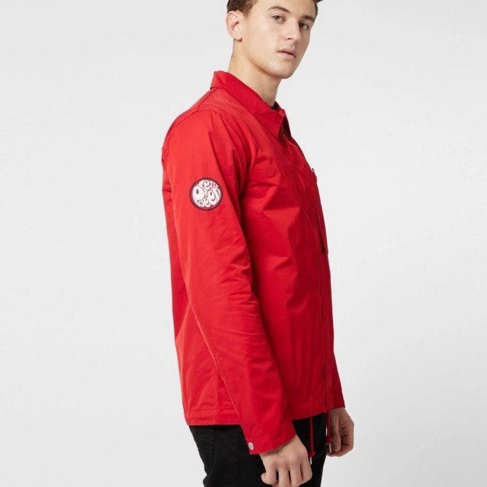 Jual PRETTY GREEN SORONA OVERSHIRT JACKET RED ORIGINAL | Shopee Indonesia