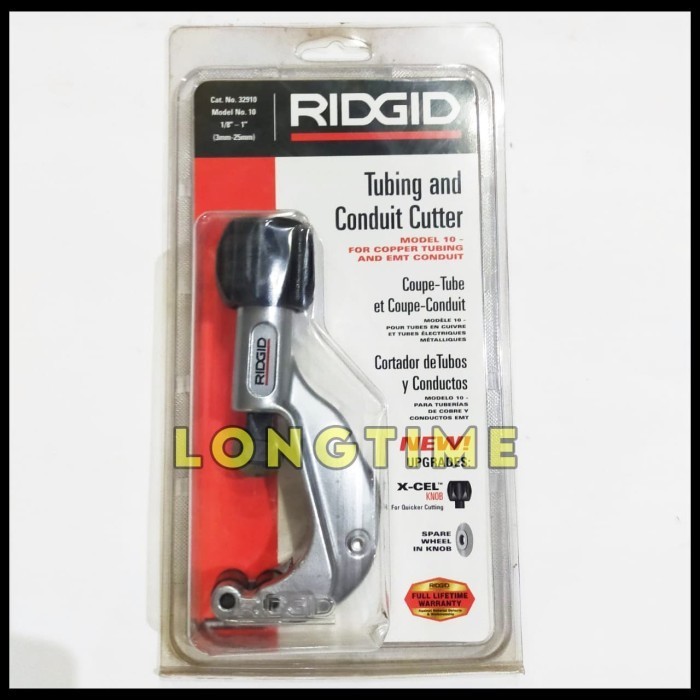 Jual Tubing Cuter RIDGID 32910 Model 10 Screw Feed Tubing Cutter 1/8"-1 ...