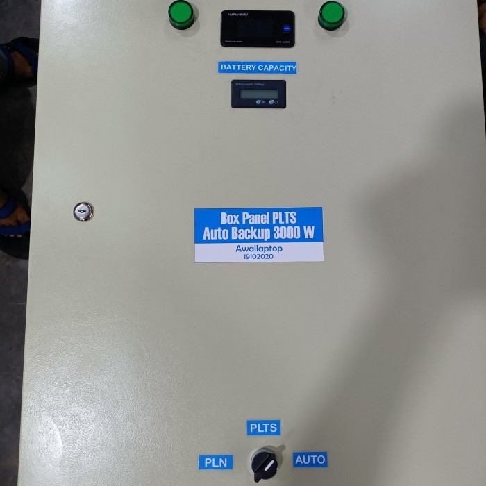 Jual SIAP KIRIM!!!! PAKET BOX PANEL PLTS 3000W PSW MPPT 60A OTOMATIS ...