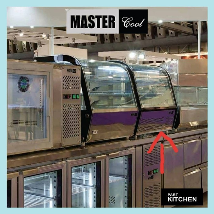 Jual NEW MASTERCOOL SHOWCASE CHILLER CAKE DISPLAY HTR 120 QUALITY ...