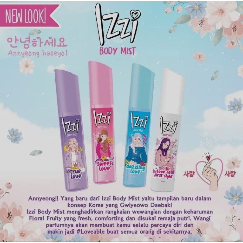 Jual Izzi Body Mist Parfum 100ml | Shopee Indonesia
