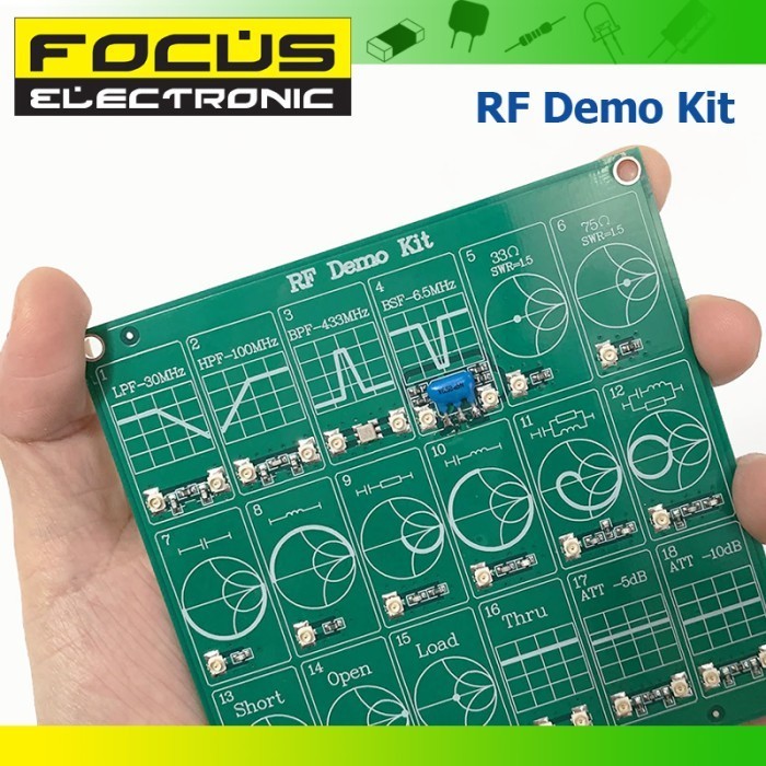 Jual RF Demo Kit for NanoVNA Test Board Nano VNA Reference Open Load ...