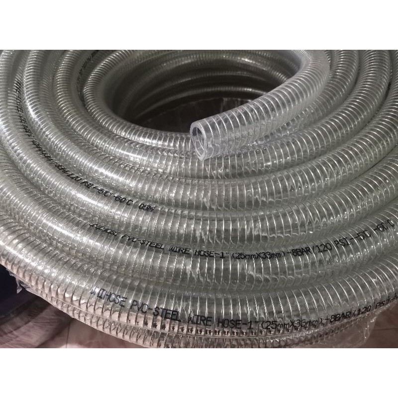 Jual PVC Spring Hose 2 inch Selang Kawat Transparan ukuran 2 inch ...