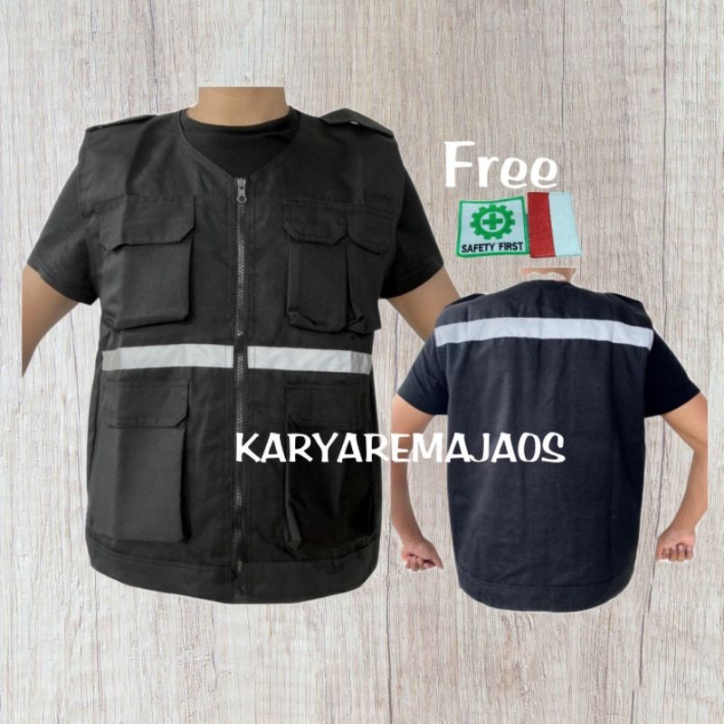 Jual Rompi Safety Rompi skotlet Rompi Proyek Rompi Kerja Rompi parkir ...