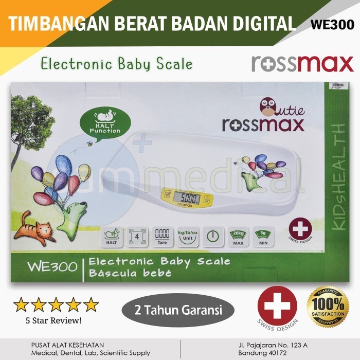 Jual ROSSMAX WE300 TIMBANGAN BAYI DIGITAL - 20 KG | Shopee Indonesia