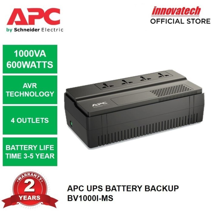 Jual Apc Bv1000Ims Ups 1000Va 600Watt Bv1000I-Ms Bv1000I Bv1000 ...