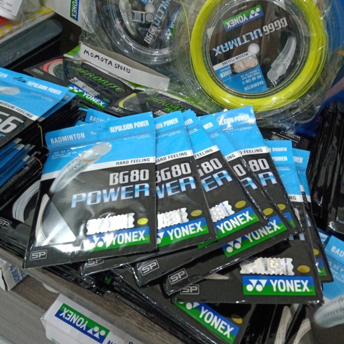 Jual senar yonex BG 80 power original sunrise / BG 80 P / BG80power | Shopee Indonesia