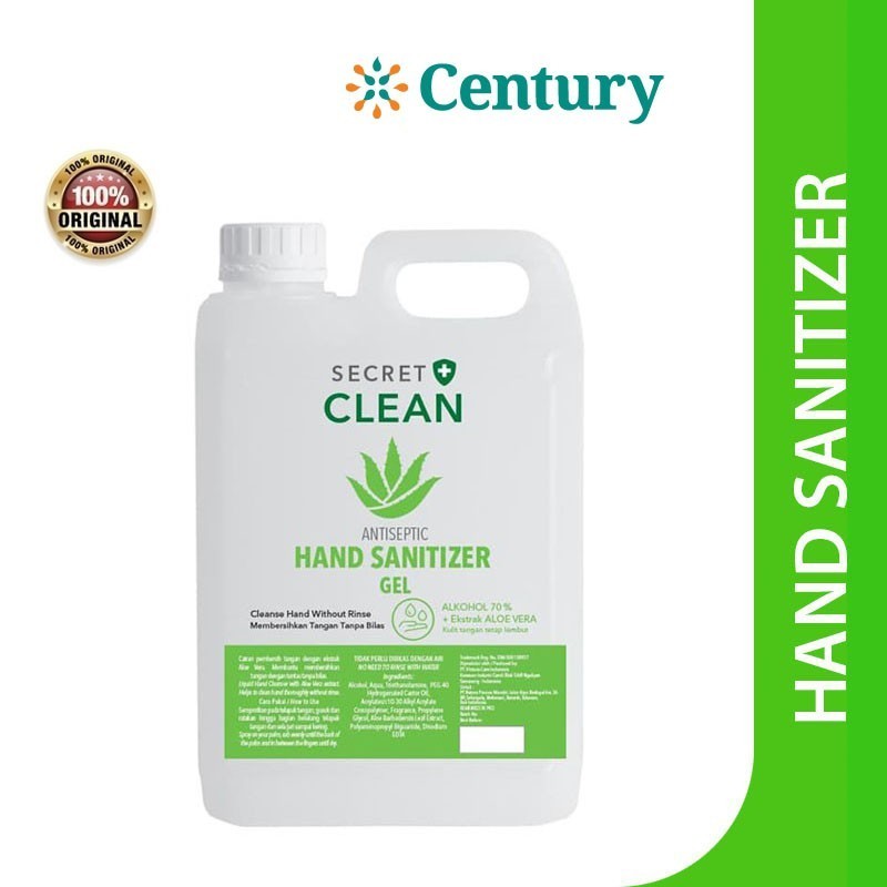Jual Secret Clean Antiseptic Hand Sanitizer Gel 5L | Shopee Indonesia