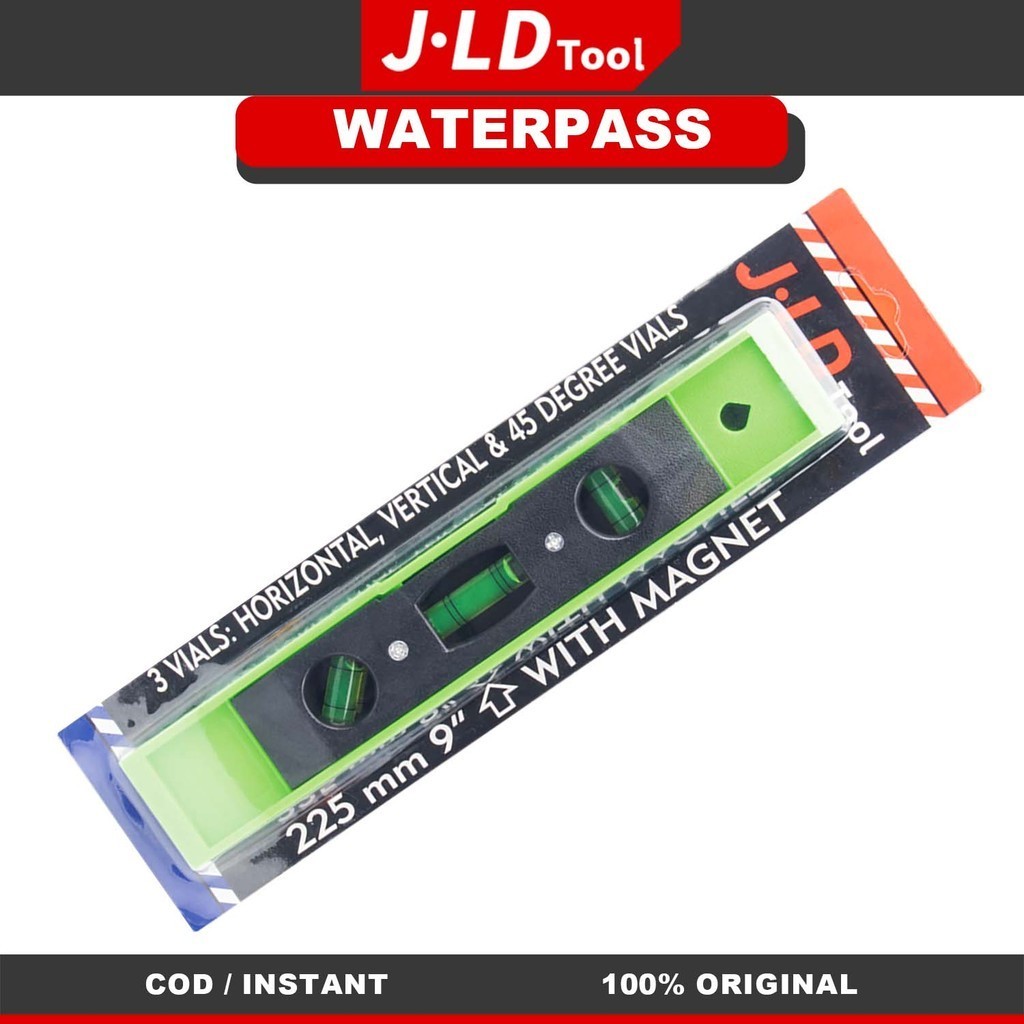 Jual JLD 9 inci Spirit Level Magnet mini Waterpass ABS Plastik Alat ...