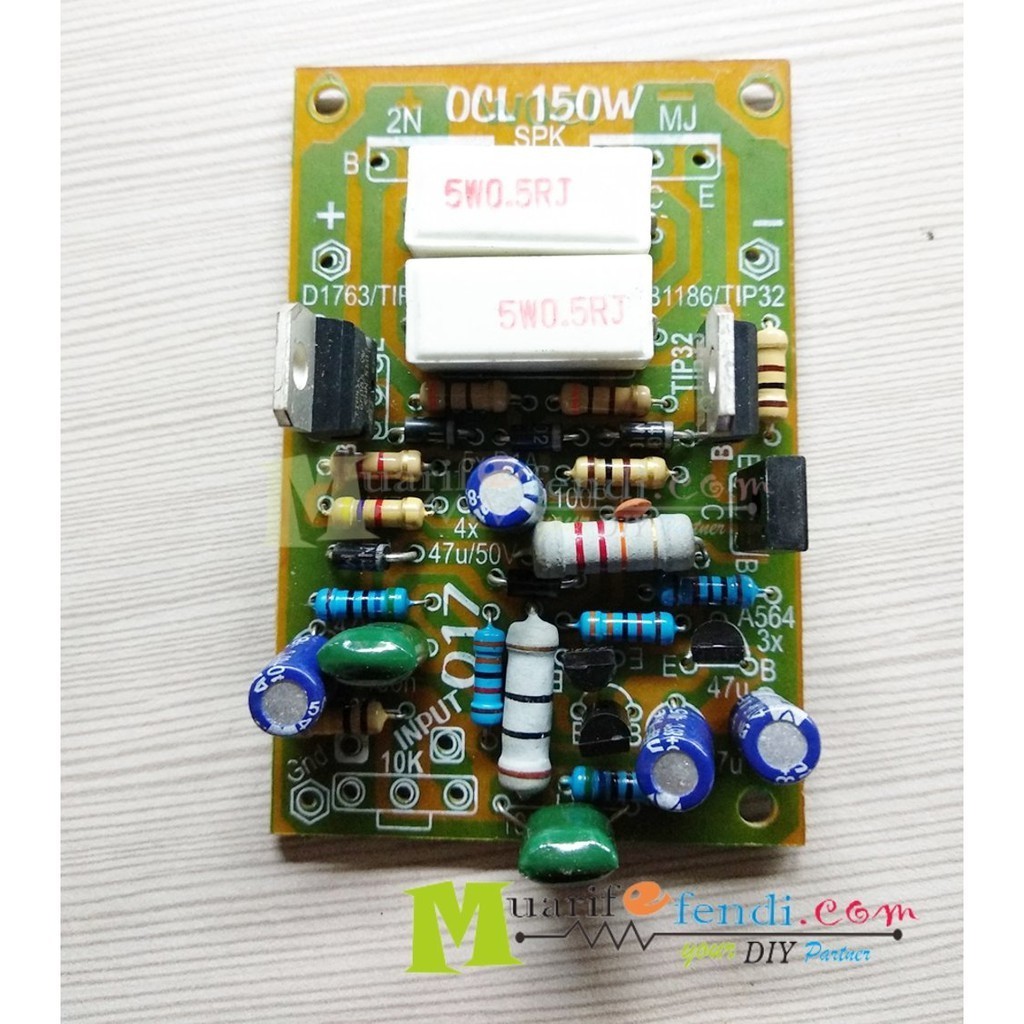 Jual KIT DRIVER Power Amplifier OCL MONO 150Watt 017 | Shopee Indonesia