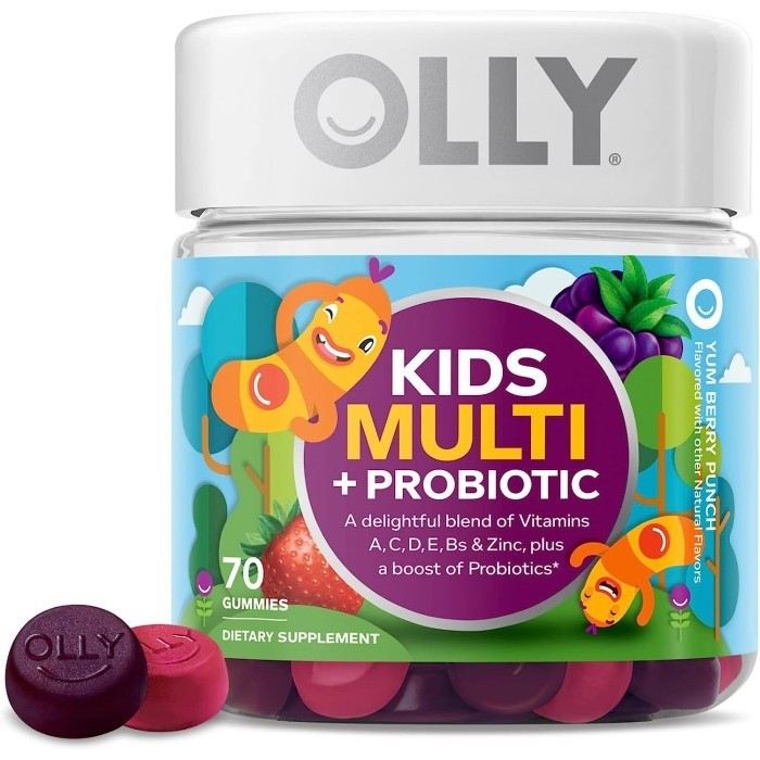 Jual Olly Kids Multivitamin + Probiotic Gummy, Digestive And Immune ...
