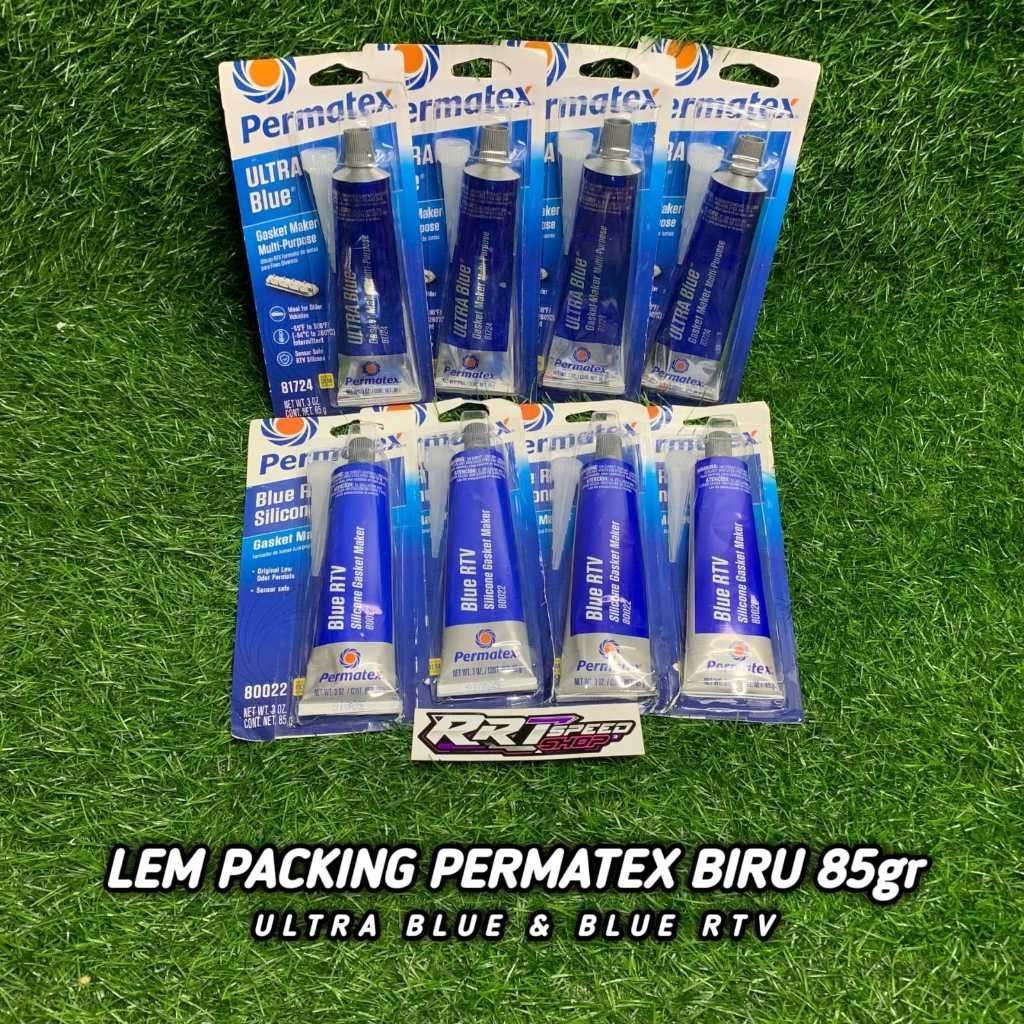 Jual LEM PACKING PERMATEX 85gr ULTRA BLUE GREY RED BLACK RTV TERBAIK ...