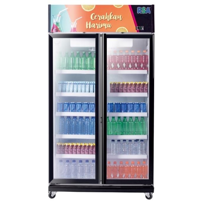 Jual Rsa Showcase 2 Pintu Jade Display Chiller Cooler 800 Liter ...