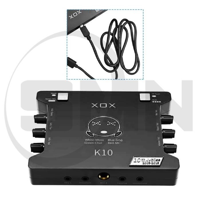 Jual Soundcard Xox K10 Usb Sound Card Recording Live Broadcast Karaoke ...