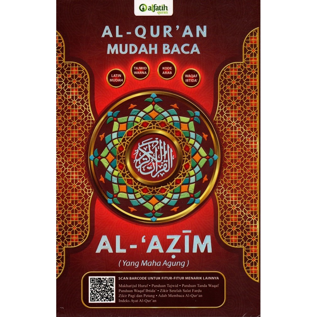 Jual Al Quran Terjemah Tajwid Warna Latin Mudah Al Azim A4 | Shopee ...