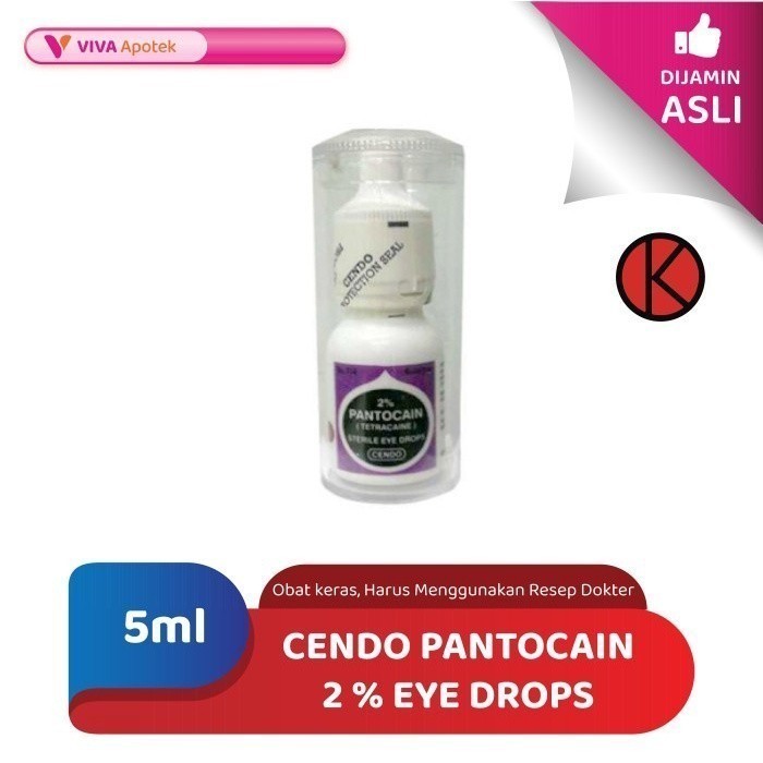 Jual Cendo Pantocain 2 % Eye Drops / Tetrakaina / Anastesi Lokal (5 ml ...